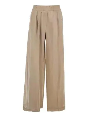 Brunello Cucinelli Elasticated Palazzo Pants - Neutrals