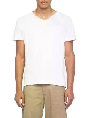 Zadig&Voltaire V-neck Short-sleeve T-shirt - White