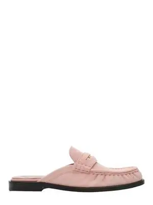 Burberry Leather Mules - Pink