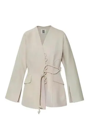 BY MALENE BIRGER Lalou Tie-fastening Jacket - Neutrals