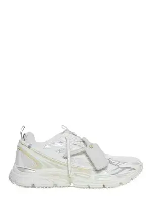 Off-White Be Right Back Mesh Paneled Sneakers - White