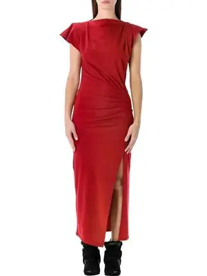MARANT ETOILE Nadela Maxi Dress - Red