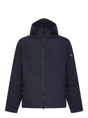 Stone Island Hooded Zip Jacket - Blue