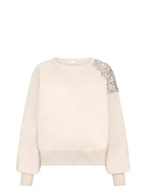 Liu Jo Embroidered Sweatshirt - Neutrals