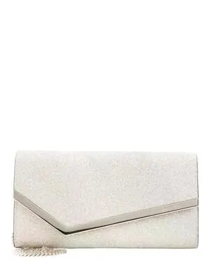 JIMMY CHOO Emmie Clutch Bag - Neutrals