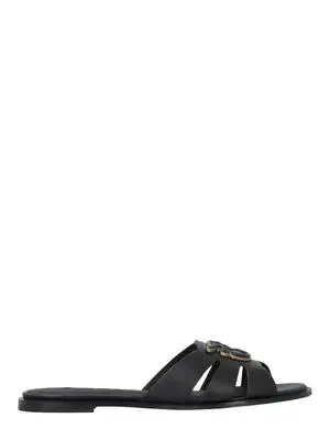 Pinko Love Birds Cut-out Sandals - Black