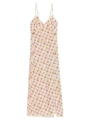 Zadig&Voltaire Ramelil Floral-pattern Maxi Dress - Neutrals