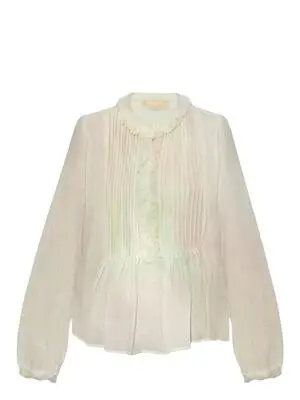 Ulla Johnson Ruffled Blouse - Neutrals
