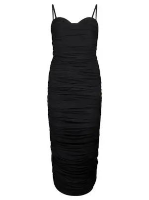 Liu Jo Sleeveless Midi Dress - Black