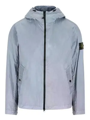 Stone Island Hooded Zip Jacket - Blue