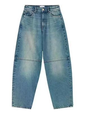 GANNI Paneled Jeans - Blue