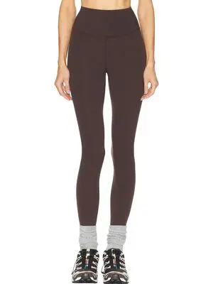 Splits59 River High-waist Stirrup Leggings - Dark Chocolate