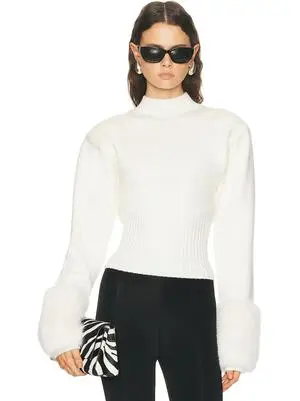 Ronny Kobo Jenner Knit Top - Ivory
