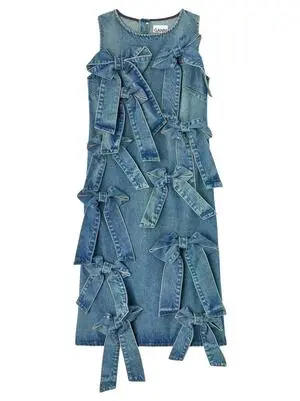 GANNI Denim Midi Dress - Blue