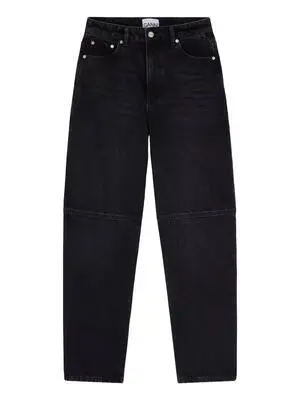 GANNI Panelled Jeans - Black