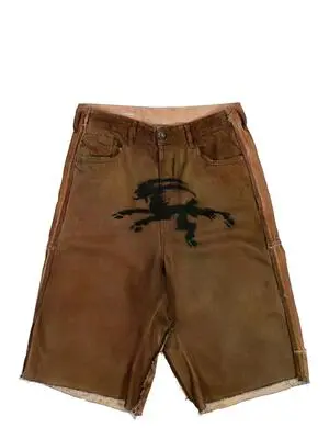 PROTOTYPES Patch-pockets Shorts - Brown