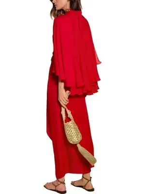Johanna Ortiz Cape Town Long Dress - Red