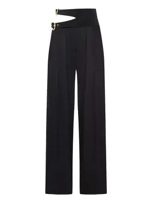 Chloé Buckle High-waisted Trousers - Black