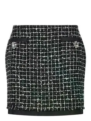 Liu Jo Bouclé Mini Skirt - Black