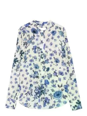 Isabel Marant Floral Print Rusak Shirt - White