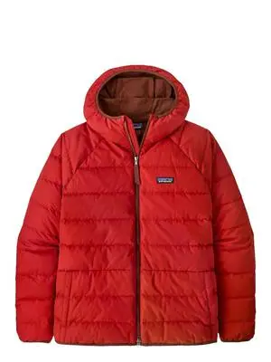 Patagonia Hooded Quilted Jacket - Red