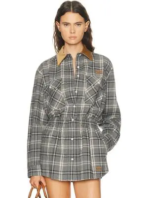 MIU MIU Flanella Check Shirt