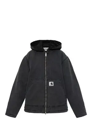 Carhartt Work In Progress Zip-up Hooded Jacket - Black