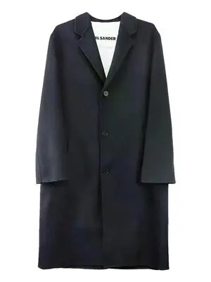 JIL SANDER Single-breasted Coat - Black
