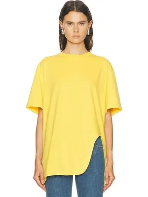 Attico Oversized T-shirt - Yellow
