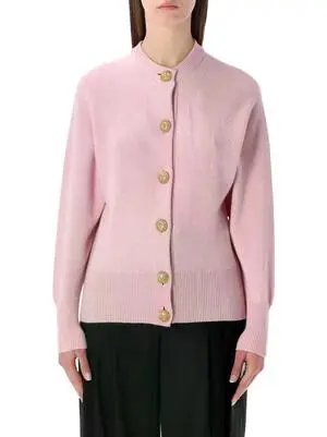 Balmain Buttoned Cardigan - Pink
