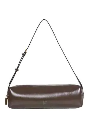 Khaite Adjustable Crackle Shoulder Bag - Brown