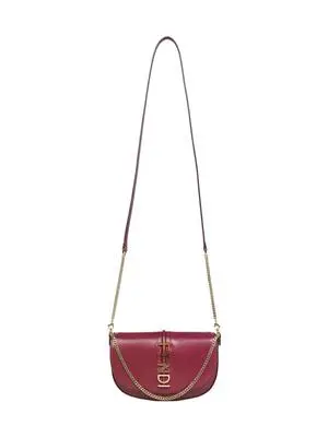 Fendi Flap Tote Bag With Lettering Detail - Red