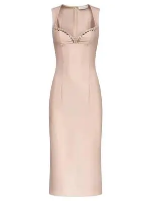 LUDOVIC DE SAINT SERNIN Robin Wool Dress - Neutrals