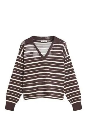 4TH & RECKLESS Hayden Polo Jumper - Stripe