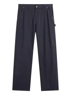 Moncler Gabardine Cotton Trousers - Navy