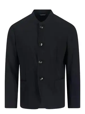 Giorgio Armani Button-up Jacket - Black