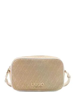 Liu Jo Jacquard Logo Crossbody Bag - Neutrals