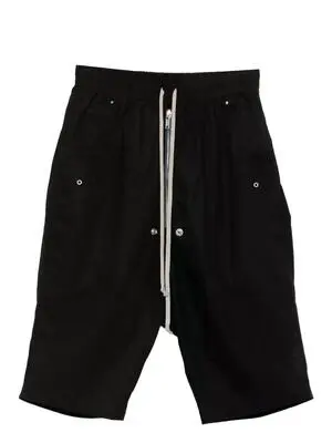 Rick Owens Bela Pods Drawstring Shorts - Black