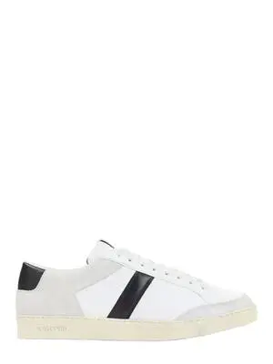 TOM FORD Stripe Panel Sneakers - White