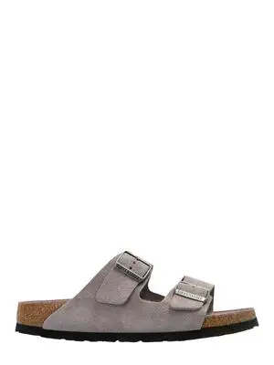BIRKENSTOCK Arizona Suede Sandals - Grey