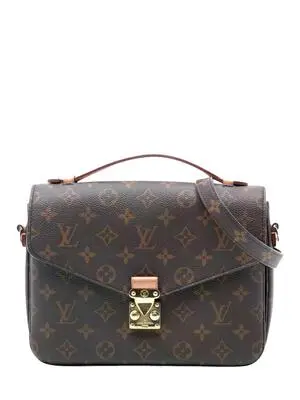 LOUIS VUITTON 2020 Monogram Pochette Metis Satchel - Brown