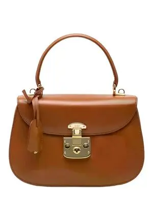 Gucci 20th Century Lady Lock Satchel - Brown