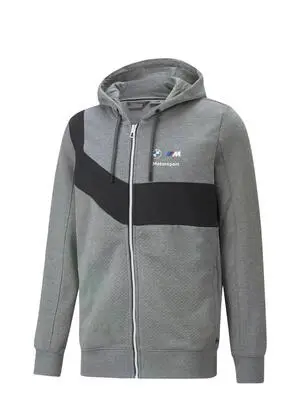 PUMA X Bmw Motorsport Zip-up Hoodie - Grey