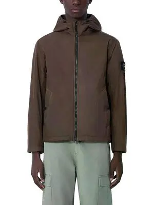 Stone Island 4100001 Crinkle Reps Nylon Jacket - Brown