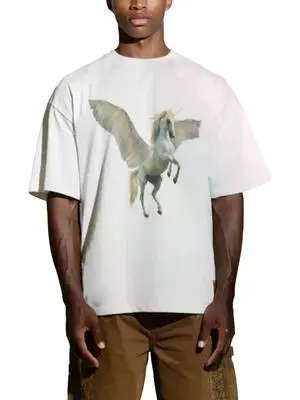 GARCIAS Pegasus-print T-shirt - White