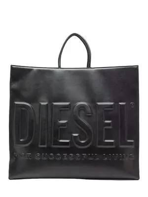 DIESEL® Embossed Shopper Tote Bag - Black