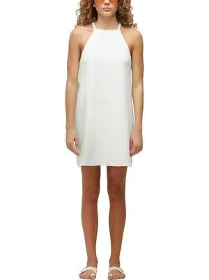 OSKLEN Halter-neck Mini Dress - White