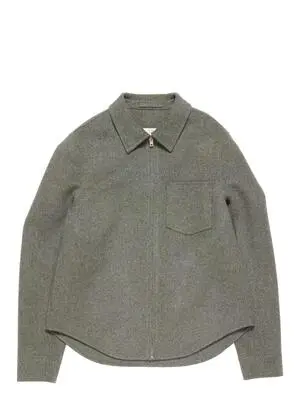 Acne Studios Zip-up Shirt Jacket - Grey