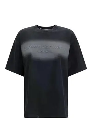 Alexander Wang Reflective Logo T-shirt - Black