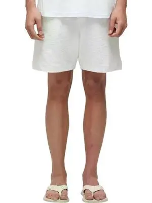 OSKLEN Textured Bermuda Shorts - White